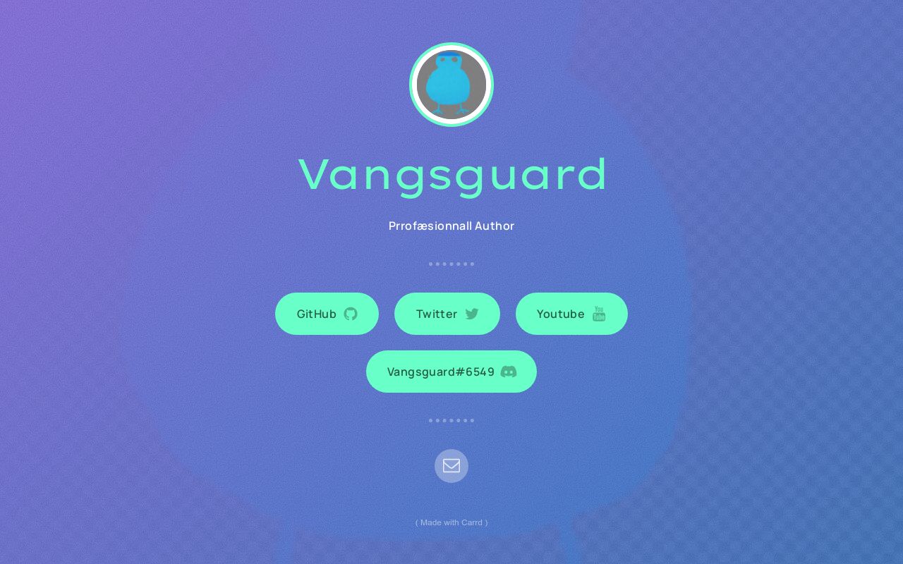 Vangsguard is goated with the sauce
